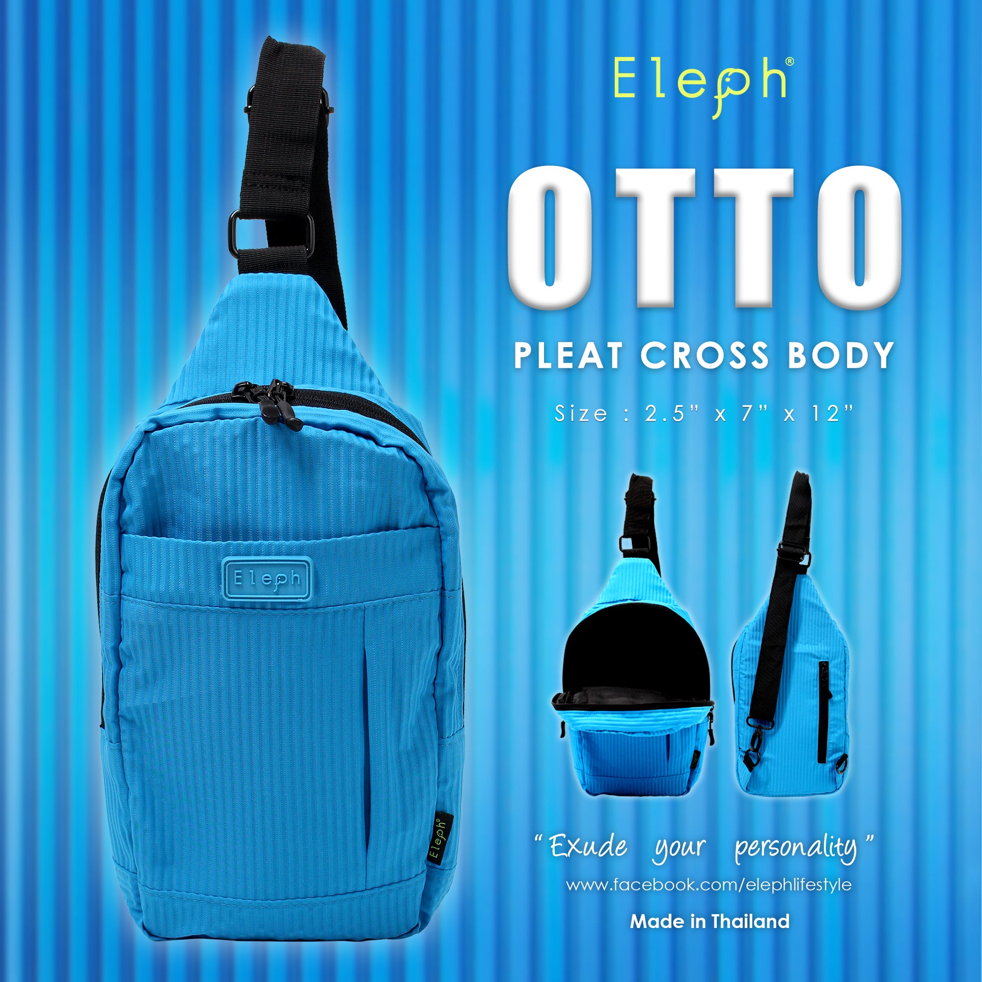 ELEPH OTTO PLEAT CROSS BODY – Eleph Lifestyle